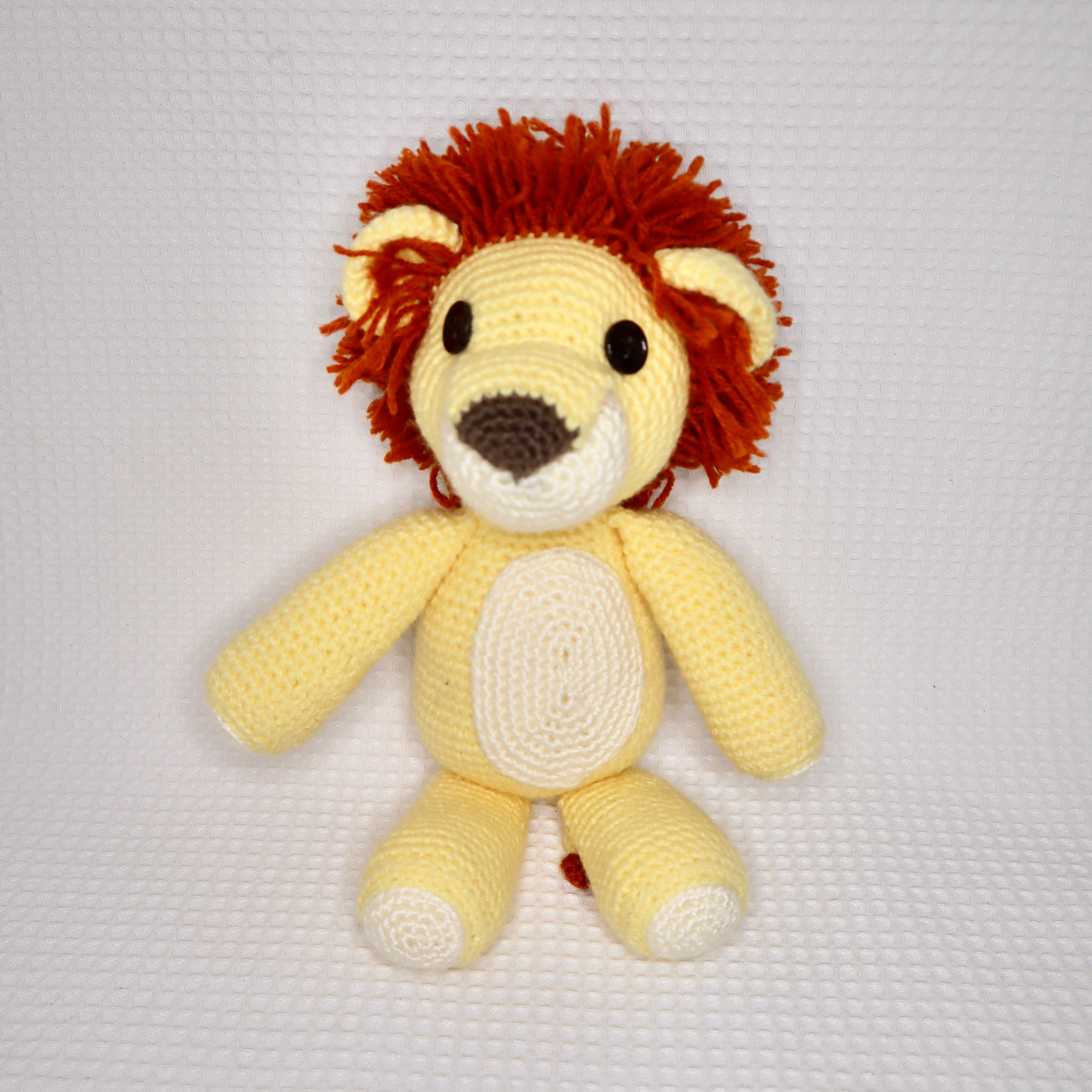 Leonard the Lion Amigurumi Plush – Coconut Kiss